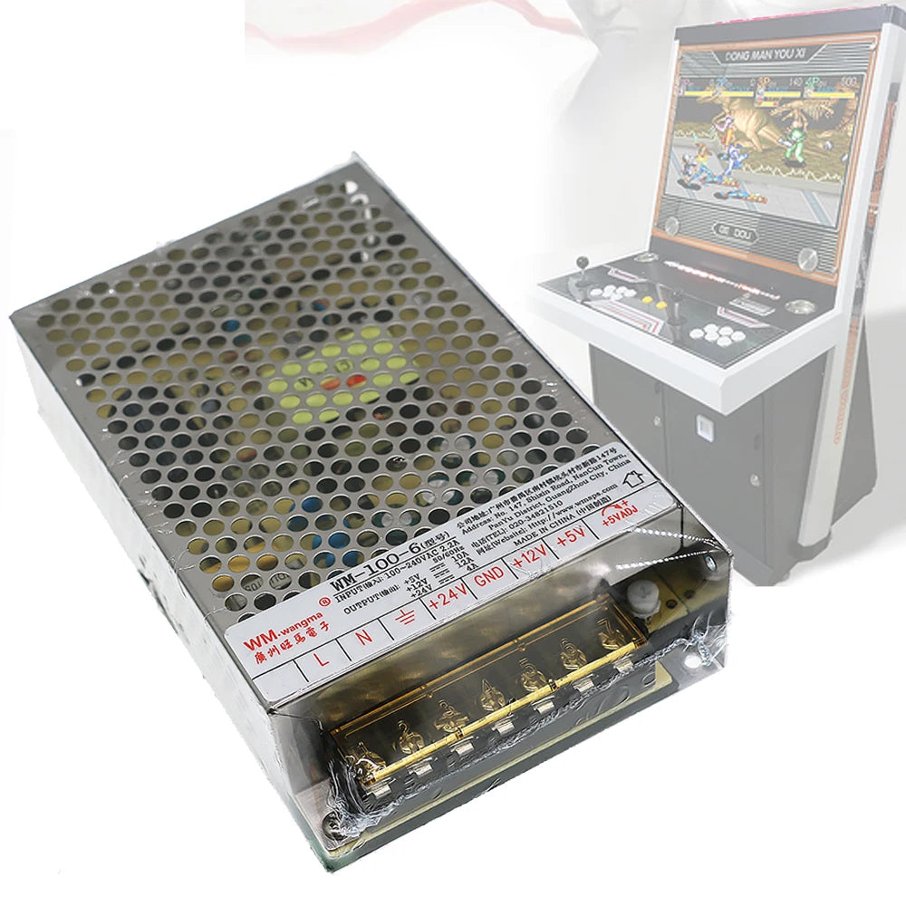 Video Arcade AC Power Supply Switching Vending Game Machine Cabinet Un ...