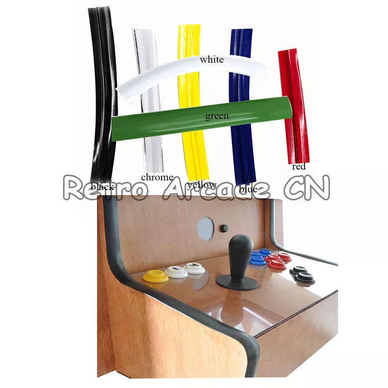 32.8ft 10m length 16mm/19mm width arcade t molding plastic cabinet edg ...