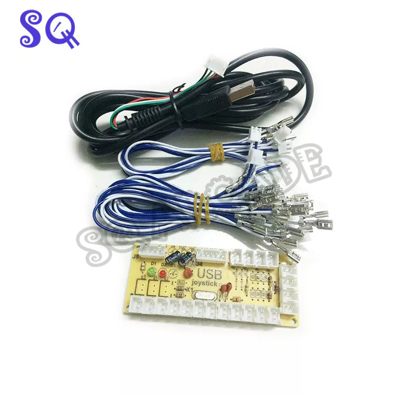 1PCS 2pin Zero Delay USB Encoder PC Joystick Button For MAME Fight Sti ...