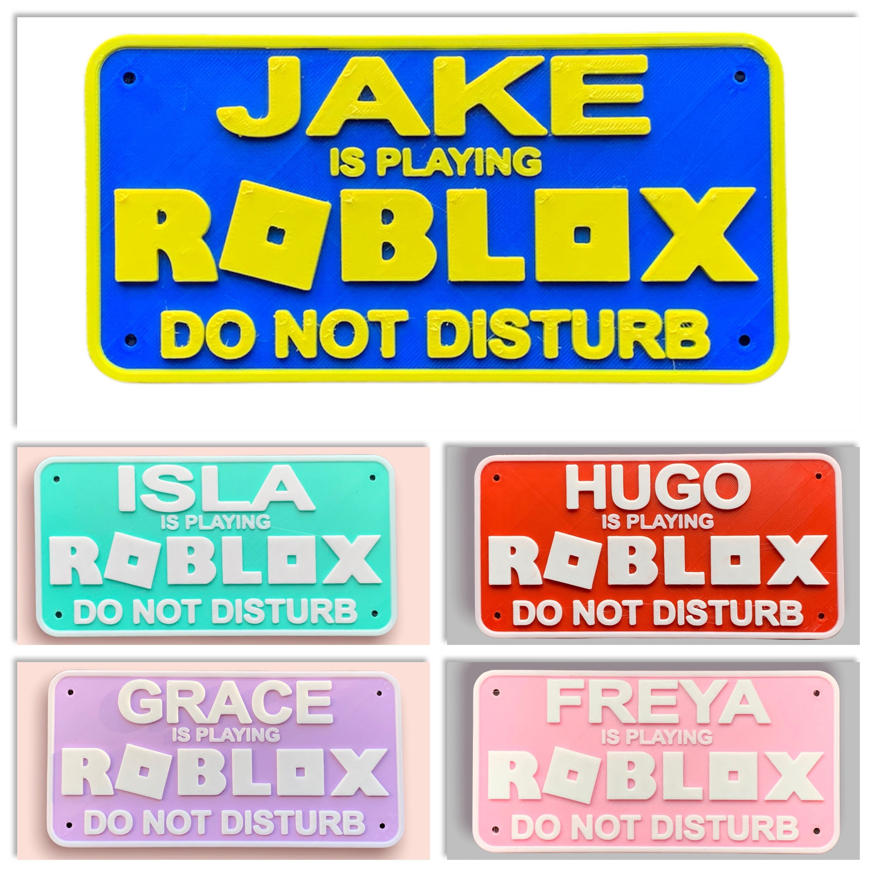 PERSONALISED 3D ROBLOX SIGNS – Arcade Machines Australia